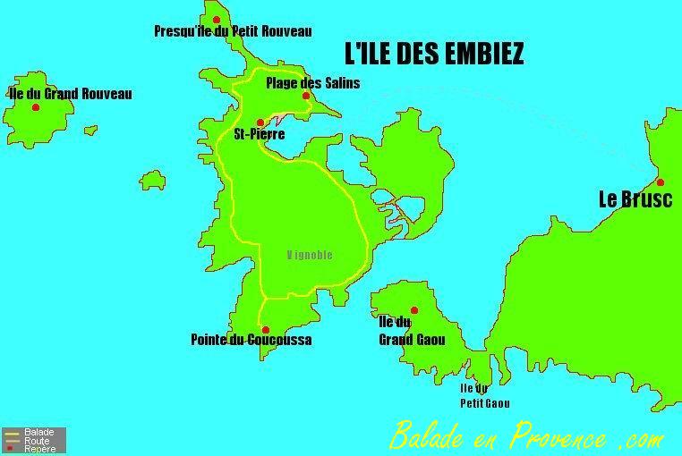 Balade en Provence - Ile des Embiez face au Brusc