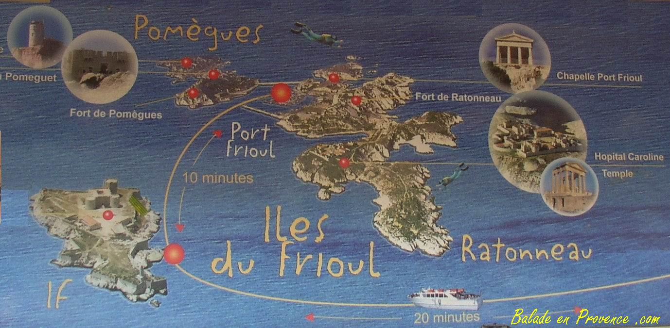 Balade en Provence - Les îles du Frioul